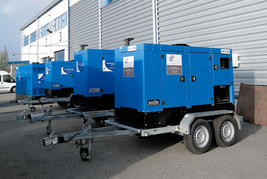 Open frame diesel generators - kW-set Oy - Expert in emergency power ...